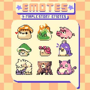MS Monster Emote Bundle (9 Pack) for Twitch Streaming, Discord, Youtube ...