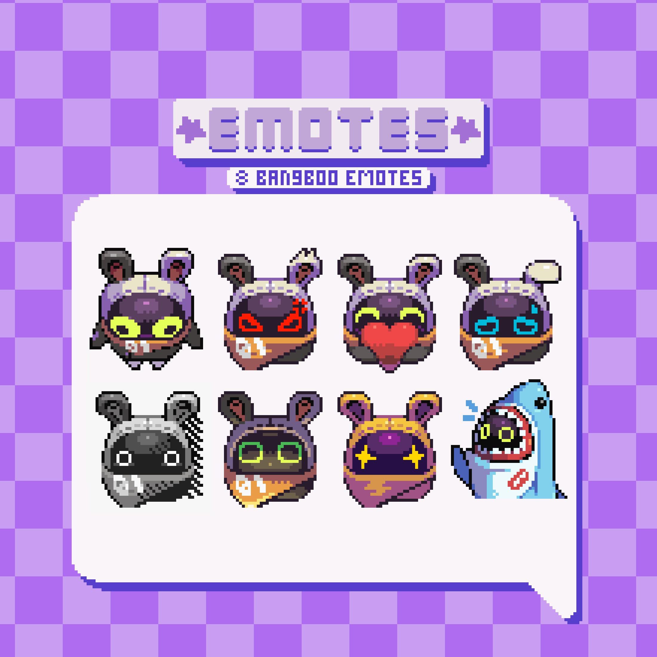 Zenless Zone Zero Bangboo Emotes: ZZZ Stream Emotes (digital Download ...