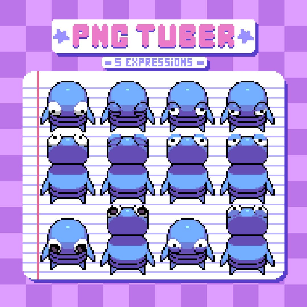 REPO Blue Bot Pngtuber | Vtuber Models | Twitch Stream, Youtube Stream ...