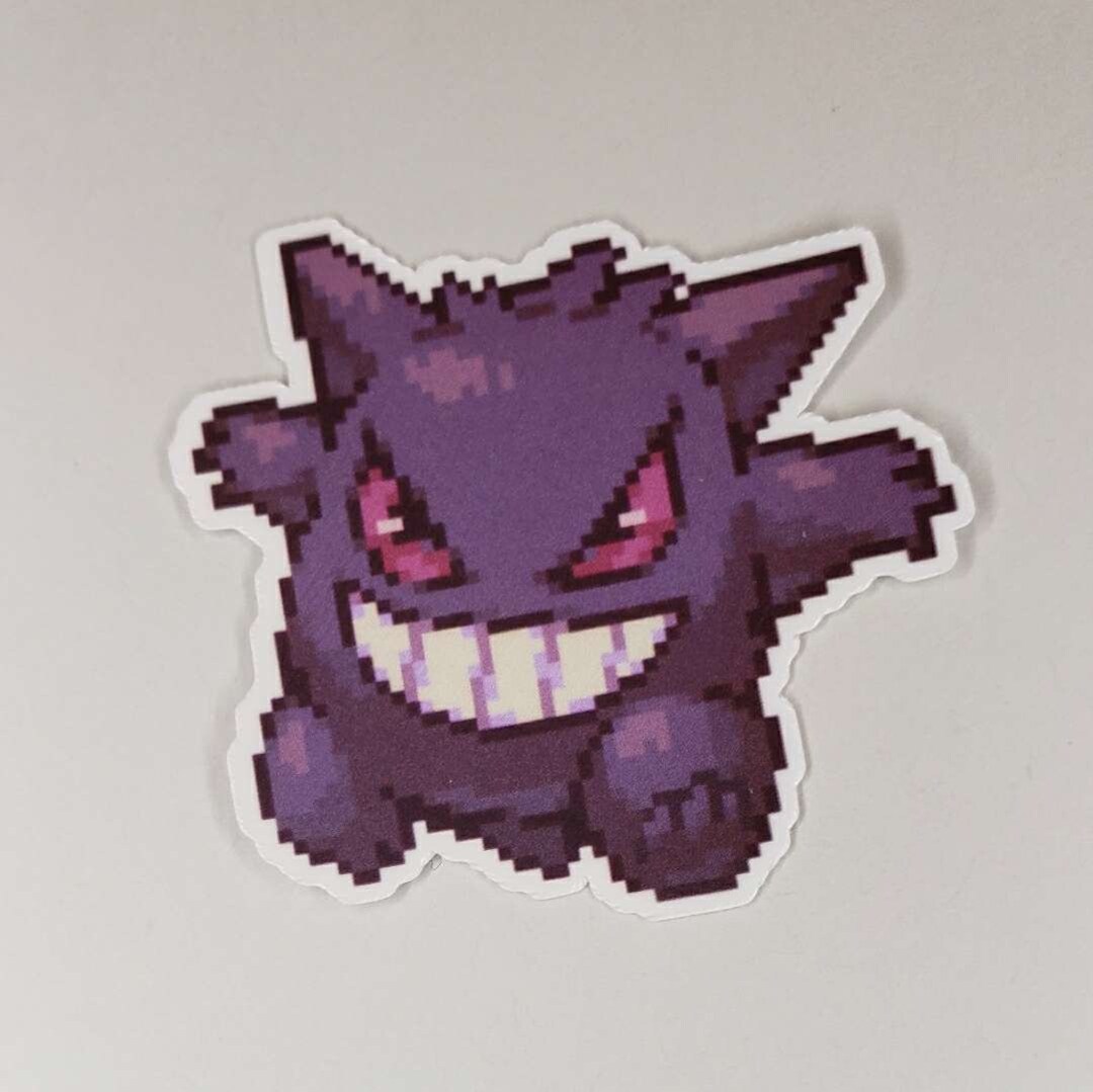 Pixel Gengar Sticker - Etsy