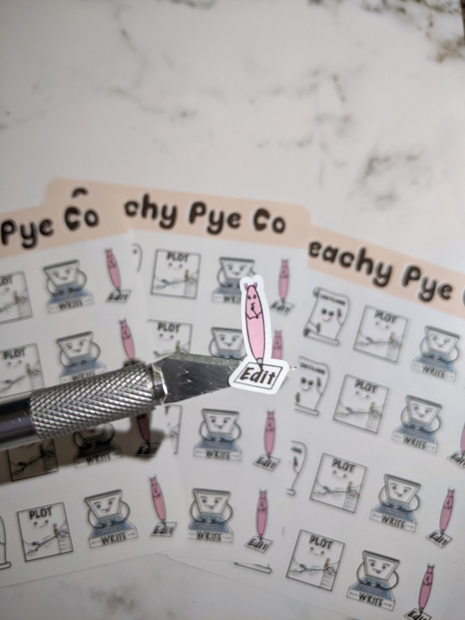 Writing Sticker Sheets for Authors Writers or Students | Etsy