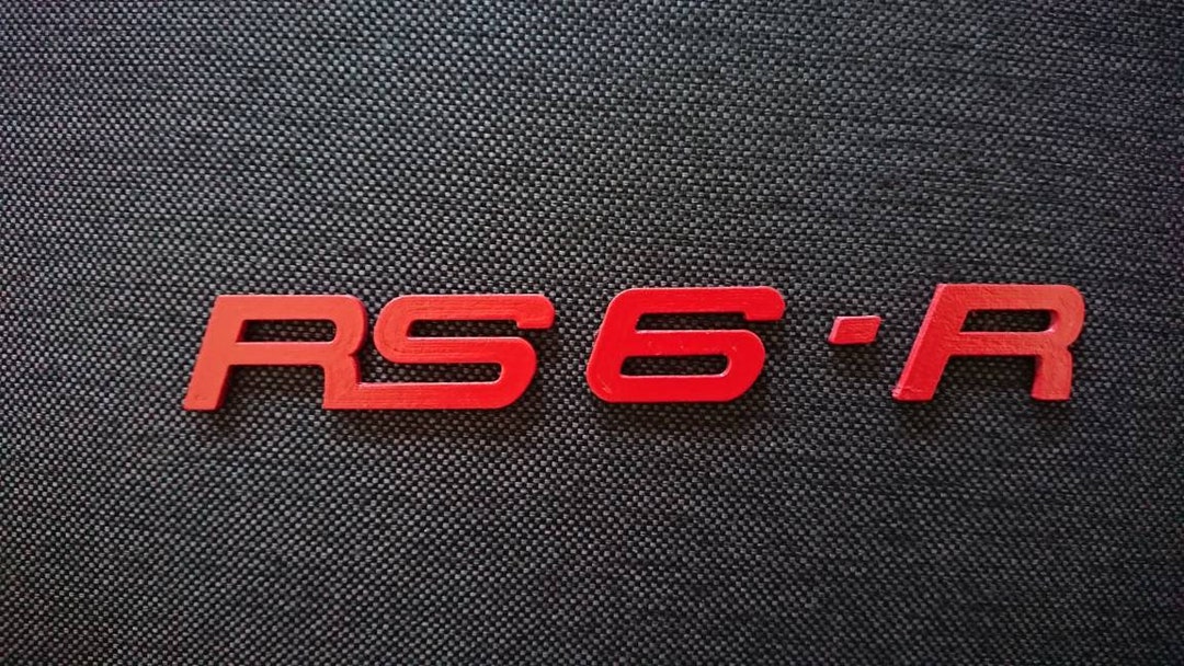 Audi RS6-R Emblem Logo Badge A6 S6 Rs6 - Etsy