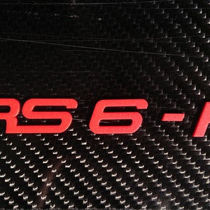 Audi RS6-R Emblem Logo Badge A6 S6 Rs6 Abt - Etsy