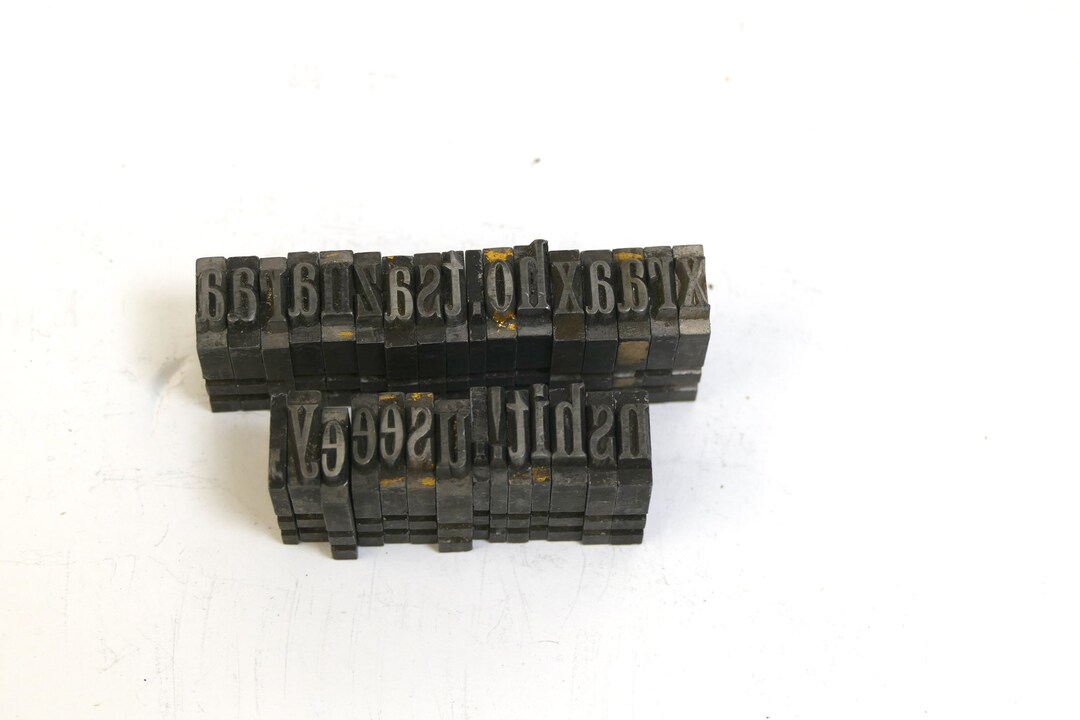 Lot 31 Vintage Letterpress Typeface Fonts, BB&S Chicago 36 Serif ...