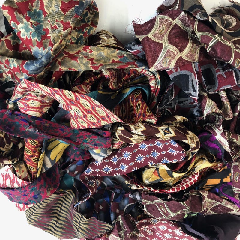 Silk Fabric Scraps - Etsy