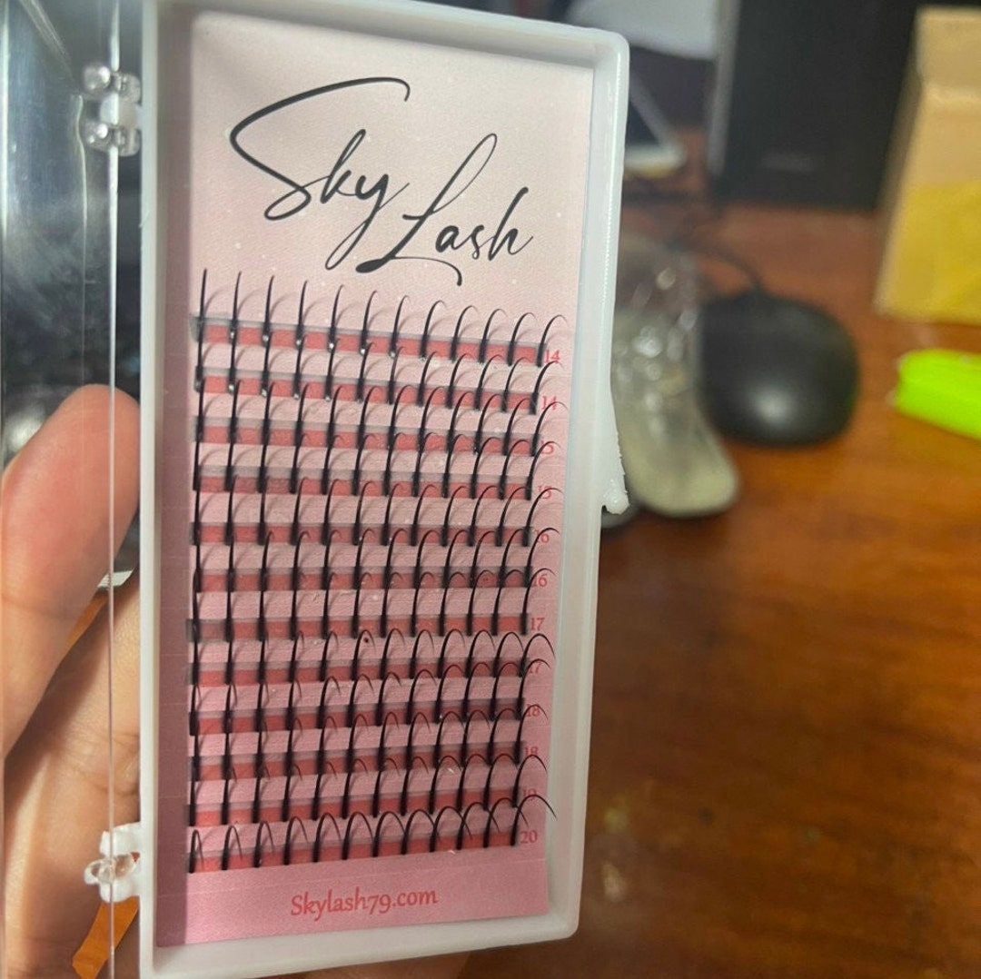 Spike Fans Mixed 12-15, 14-20 Mm Spike Lash Fans Pro Made Spikes Fans ...