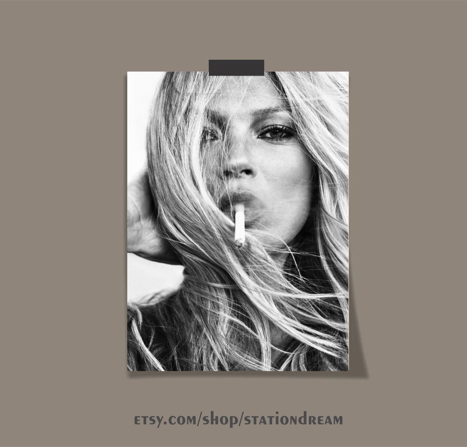 Kate Moss Poster/print | High-profile Supermodel | Fashion Icon | Kate ...