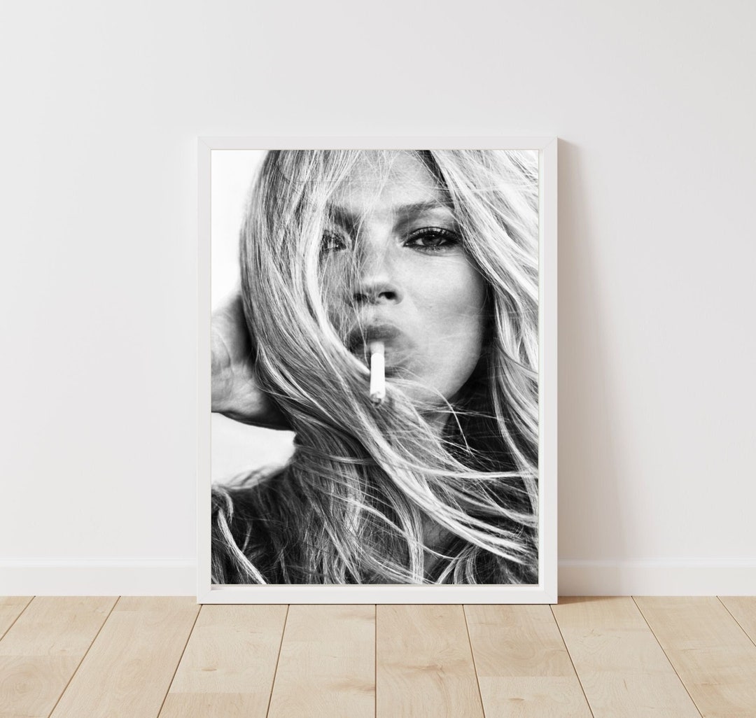 Kate Moss Poster/print High-profile Supermodel Fashion Icon Kate Moss ...
