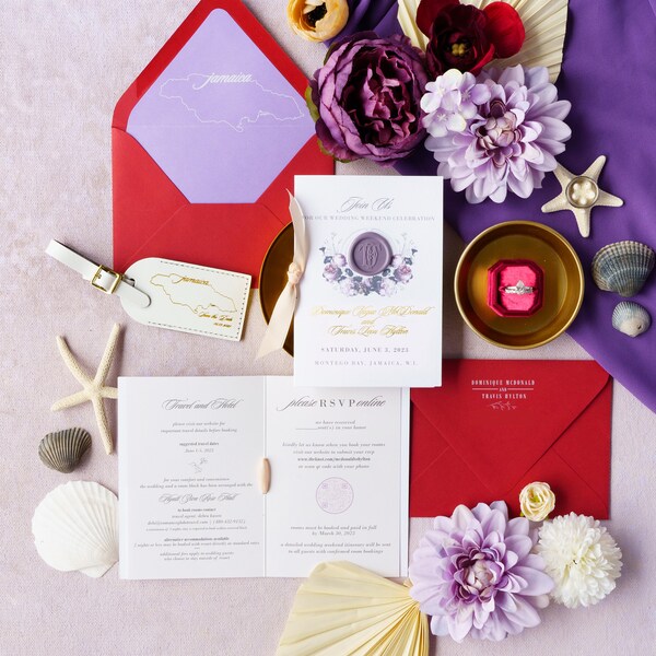 Booklet Invitation - Etsy