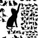 Cat Silhouette Digital Download. SVG. PDF. - Etsy