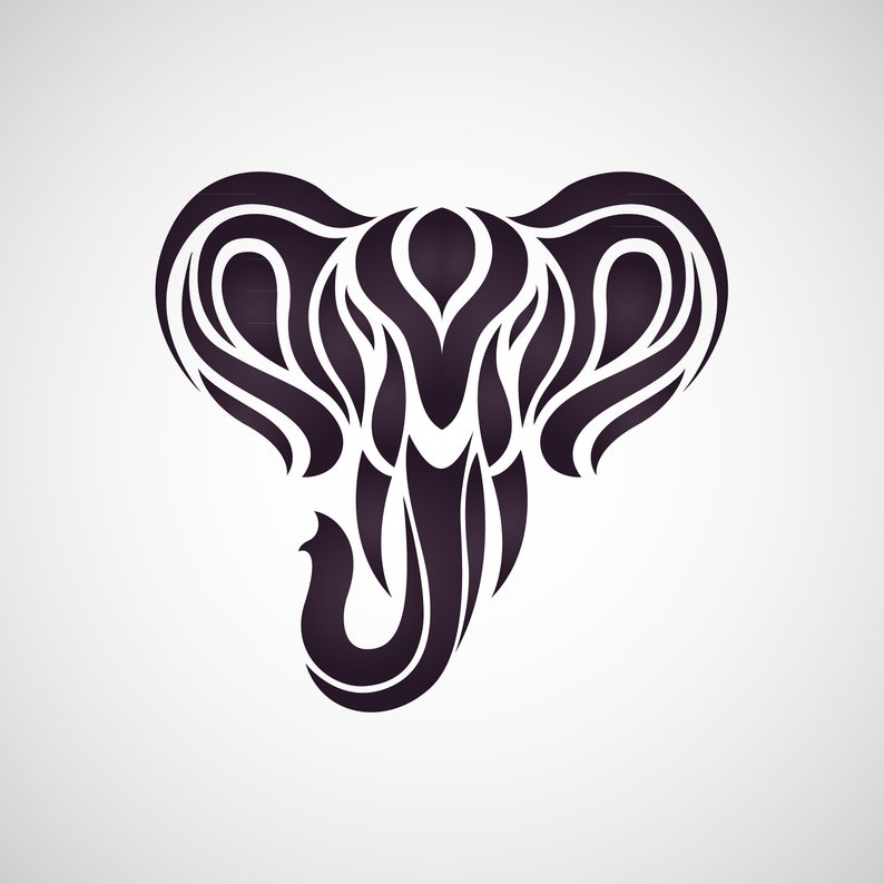 Elephant Digital Download: SVG. PDF. - Etsy