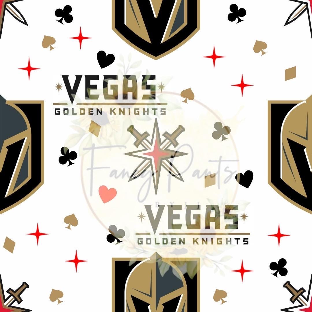 Las Vegas Golden Knights Seamless, Seamless Pattern, Digital Paper ...