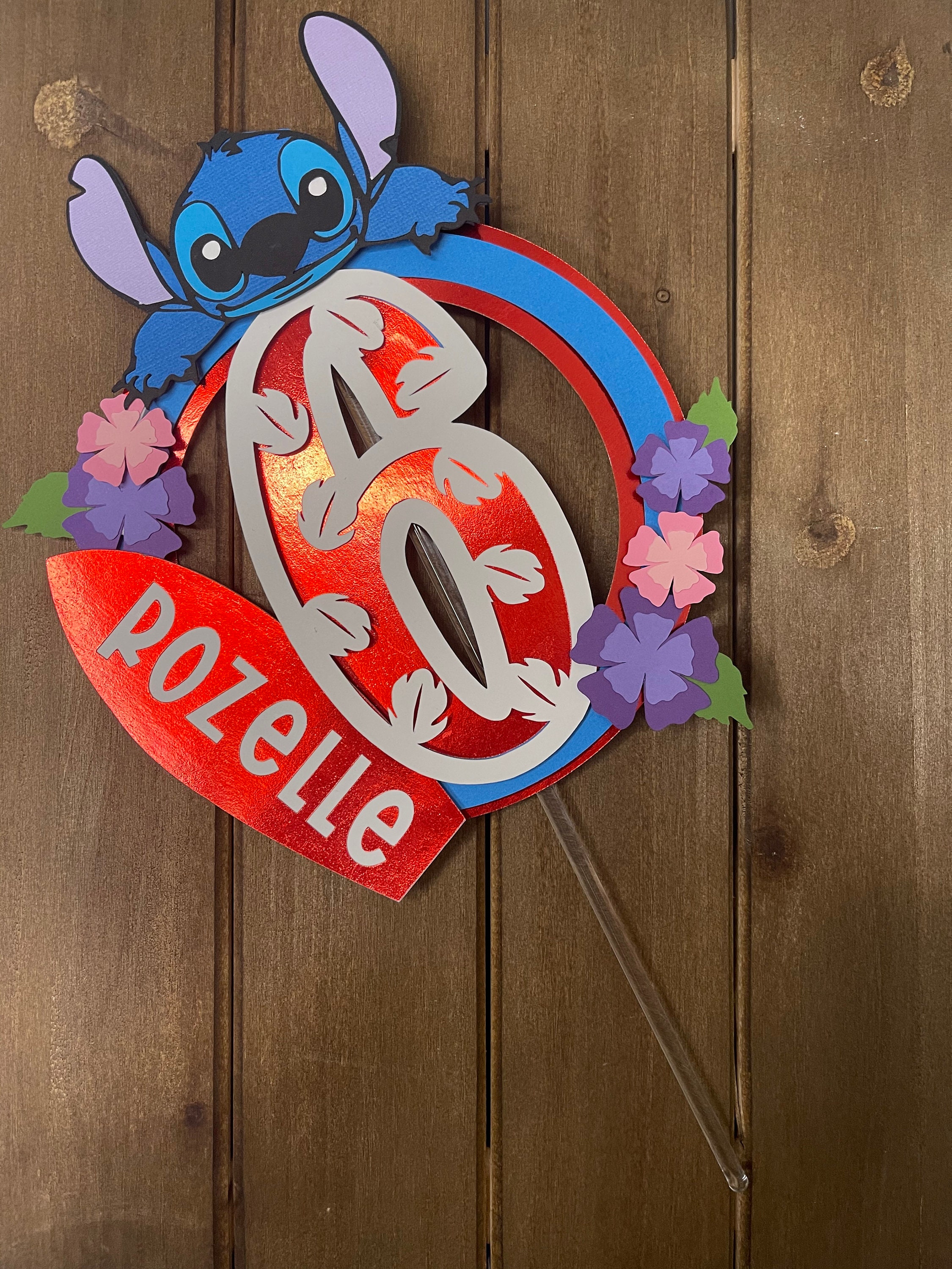 Lilo and Stitch Inspired Cake Topper - Etsy