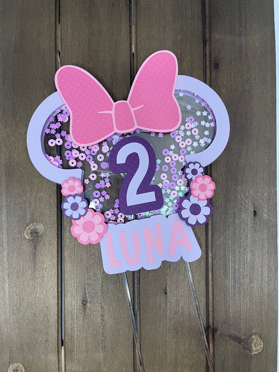 Minnie Mouse Cake Topper - Etsy