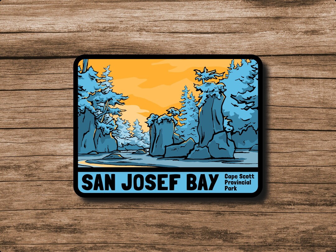 San Josef Bay Sticker Vancouver Island - Etsy