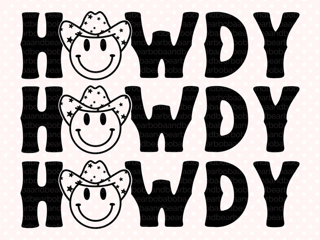 Howdy Svg Png Yee Haw Svg Cowboy Svg Western Cut File - Etsy Canada
