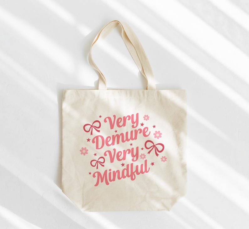 Demure Mindful Cutesy Design: SVG PNG Files (digital Download) - Etsy