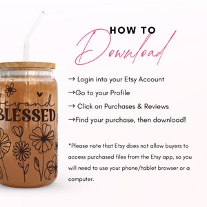 Christian Glass Can Cutfile, Libbey Glass Designs, Svg Glasswrap, Christianity Svg, Blessed Cup ...