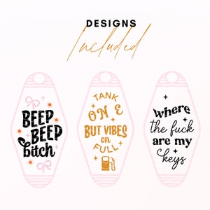 Motel Keychain SVG Bundle, Motel Keychain Svg, Hotel Keychain Svg, Cut ...