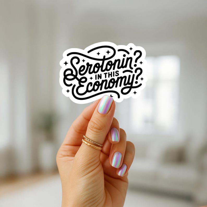 Funny Serotonin Mental Health PNG: Sarcastic Quote, Anxiety Sublimation ...