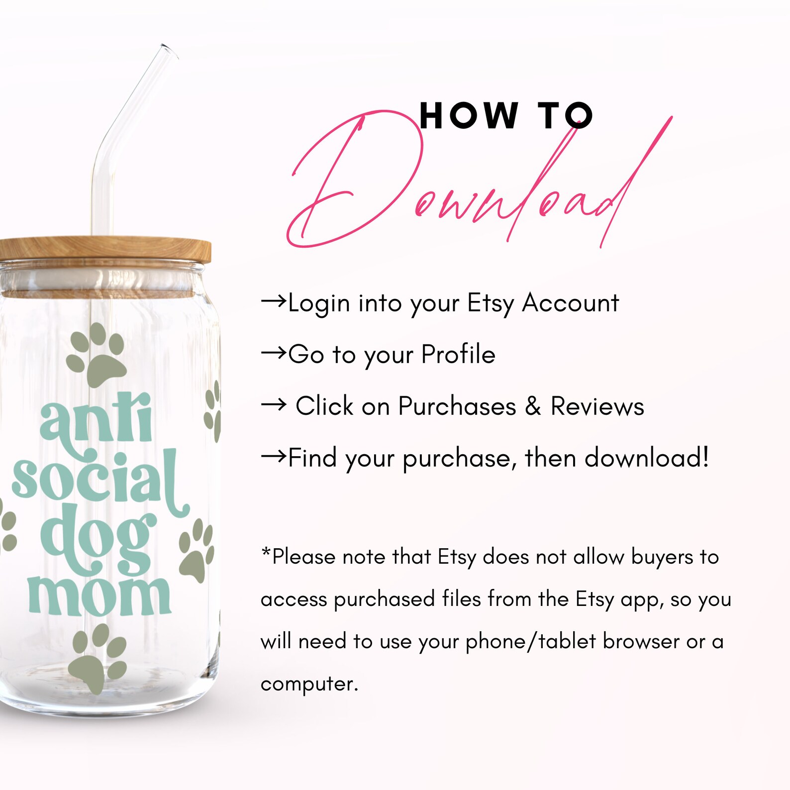 Dog Mom Glass Can Wrap Svg, Anti Social Dog Mom Svg Png, Quote, 16oz ...