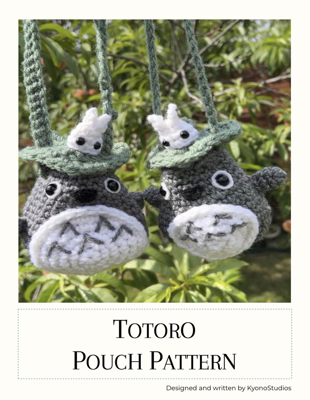 Crochet Totoro Pouch Pattern, Amigurumi Pattern (Download Now) - Etsy