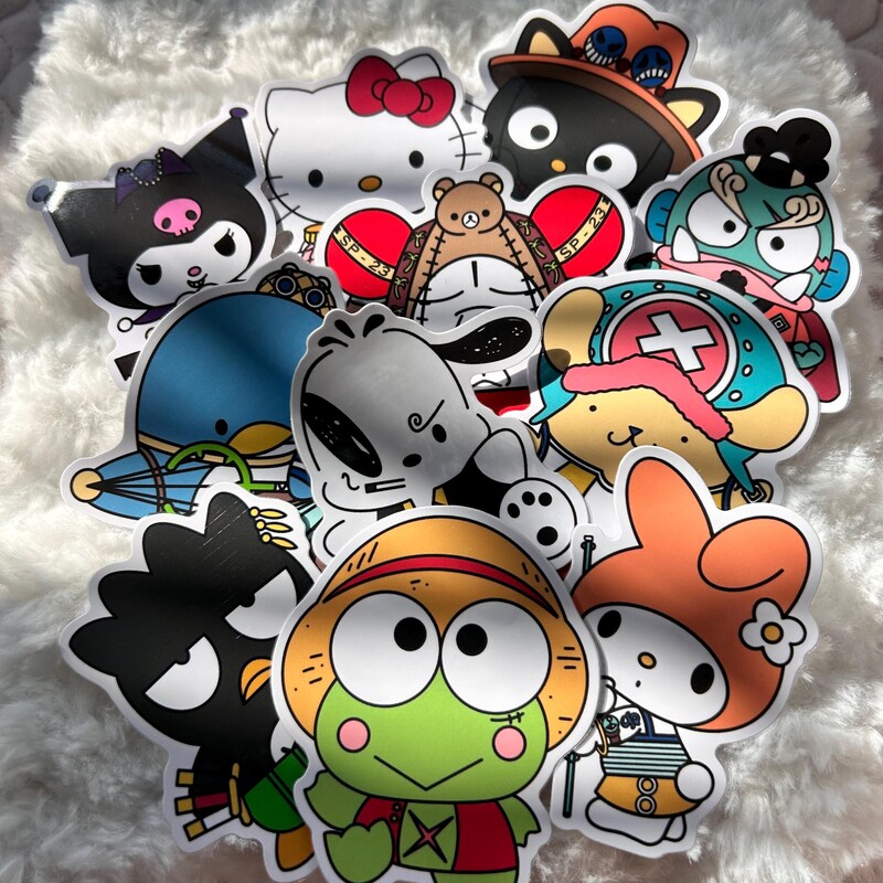 One Piece Vinyl Stickers - Etsy