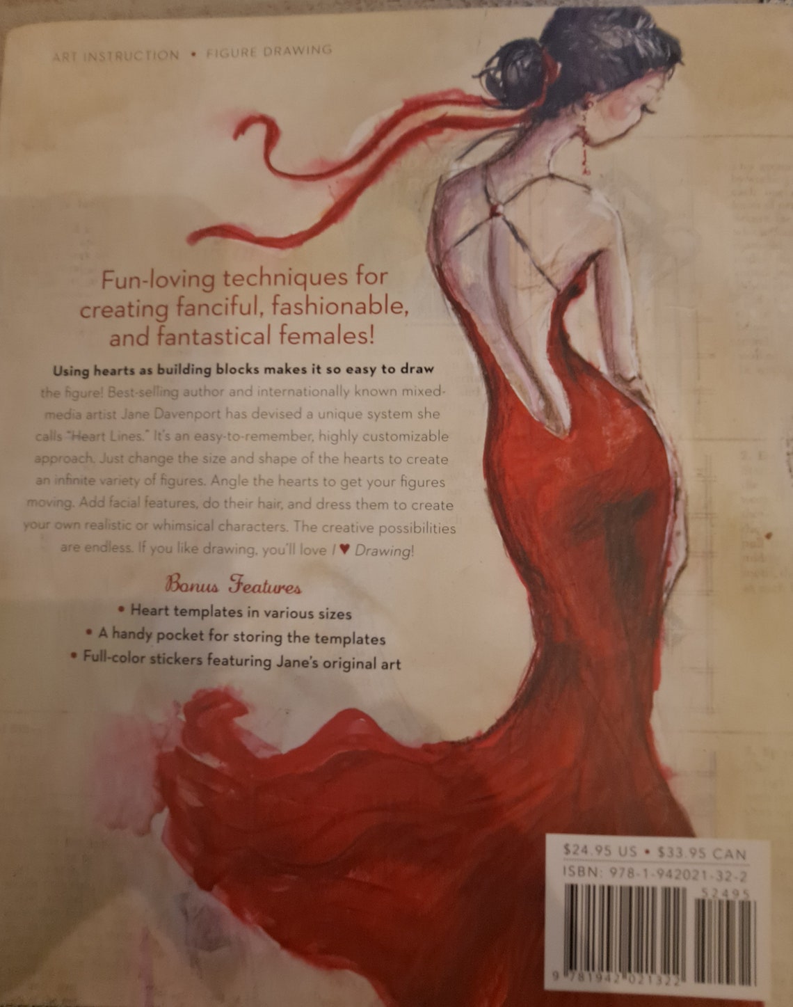 How to Draw Fabulous Figures by Jane Davenport Book, I Love Drawing ...