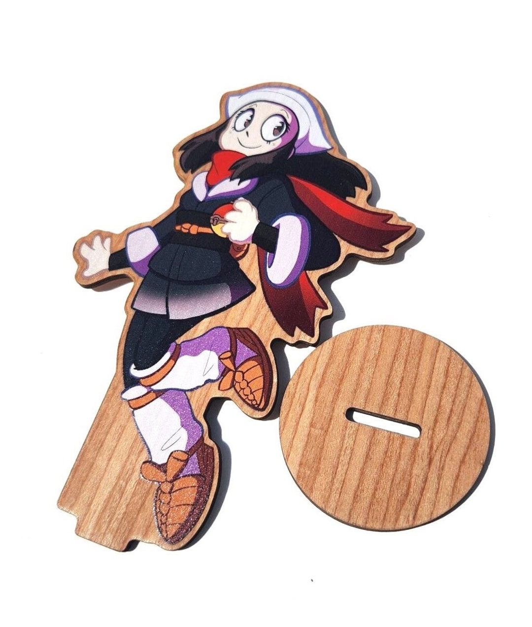Pokemon Trainer Akari 5 Wood Standee - Etsy