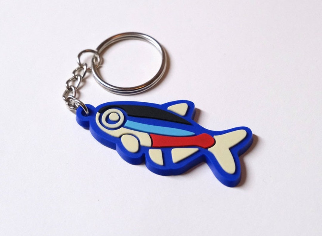 PVC Rubber Neon Tetra Charm - Etsy