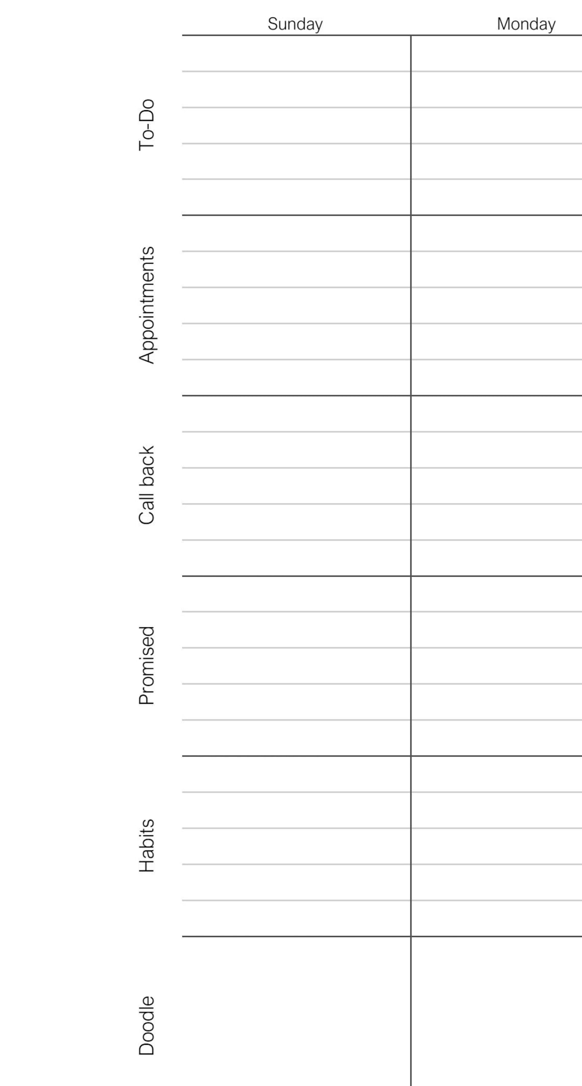 Printable Weekly Planner Printable To do For Your Weekly Etsy printable-weekly-planner-printable-to-do-for-your-weekly-etsy