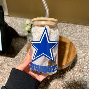 Dallas Cowboys | Lid & Straw | 16oz Cup | Gift Ideas | Cups | Birthday ...