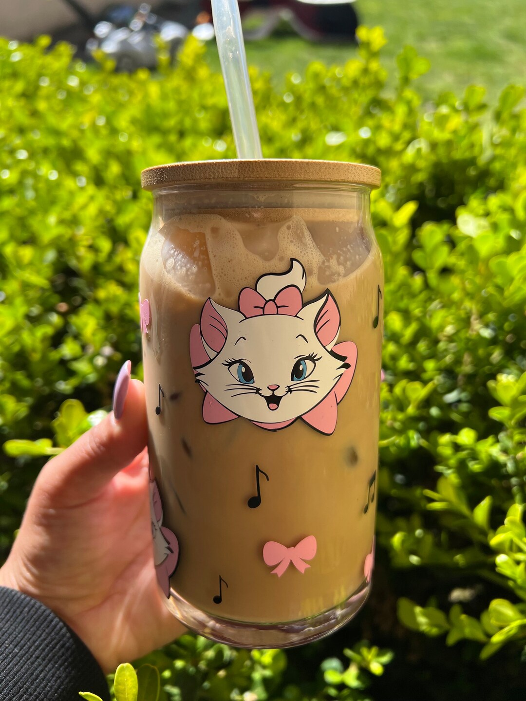Miss Marie| Marie | Kitty | With Lid and Straw | 16oz Cup | Gift Ideas ...