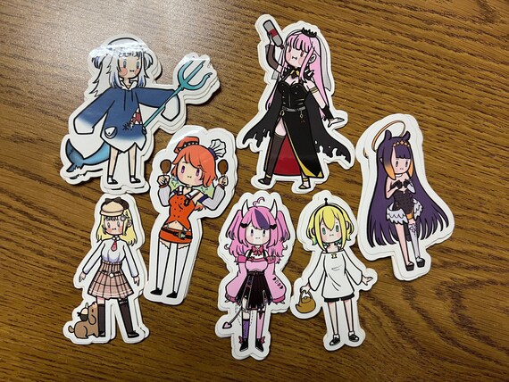 Vtuber Hololive Vshojo Stickers - Etsy