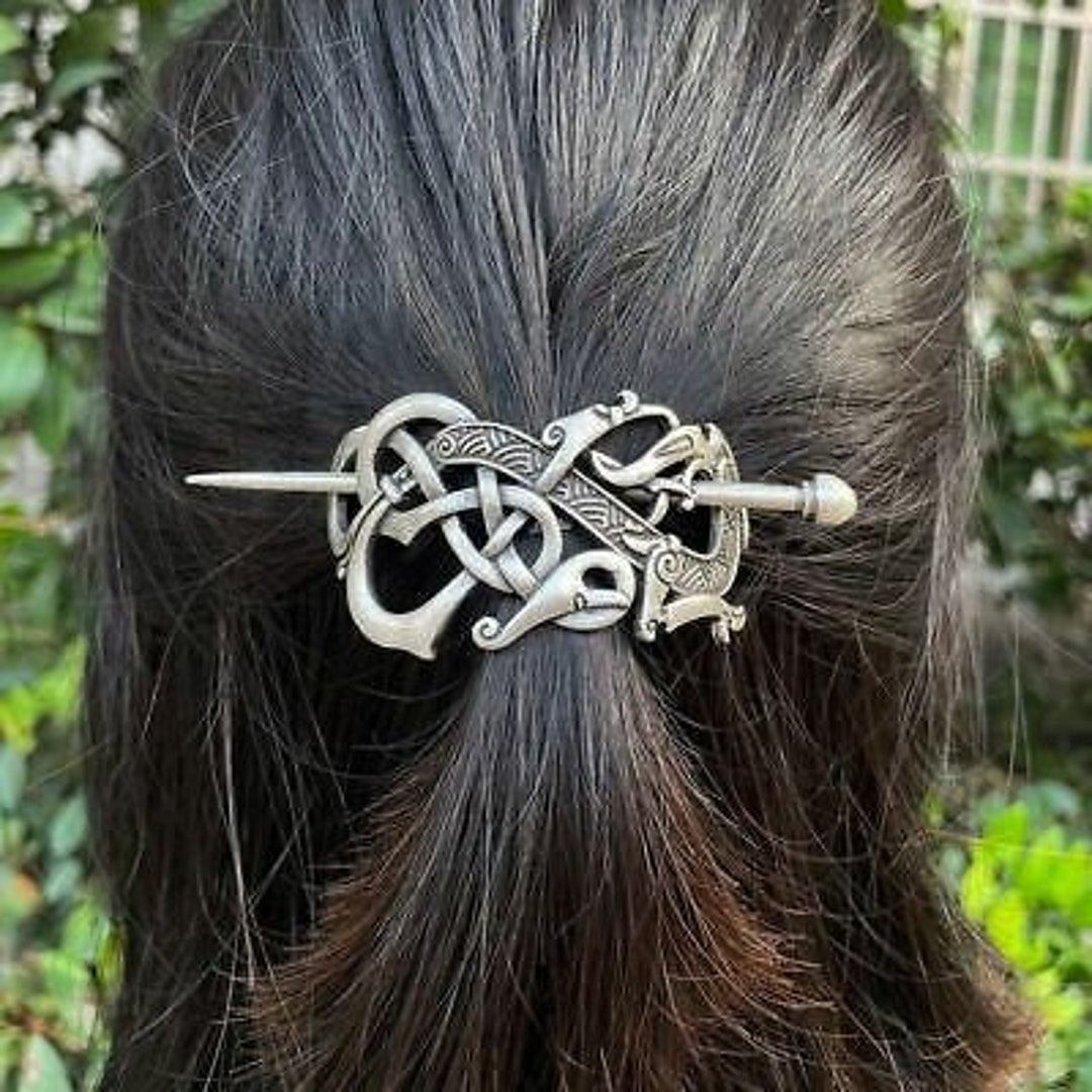 Viking Serpent Hairpin Jörmungandr Norse Snake Hair Jewellery Cosplay ...