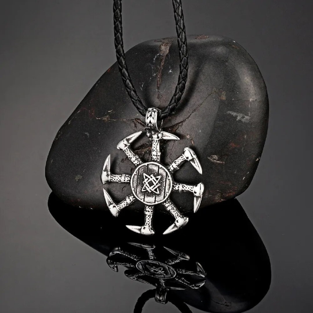 Slavic Kolovrat With Star of Lada Viking Pendant - Etsy