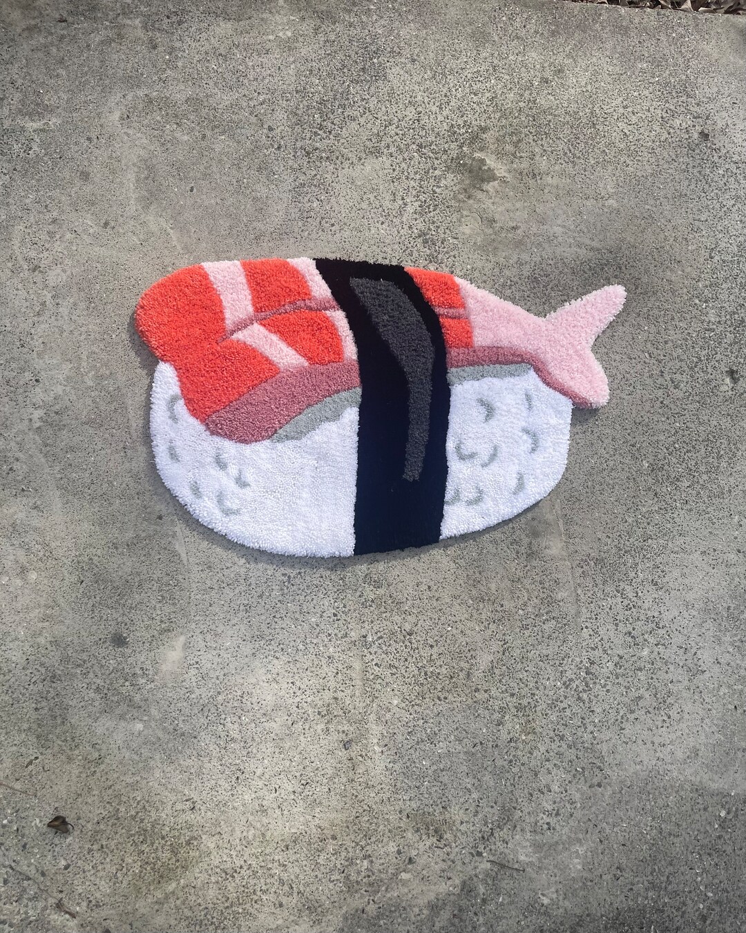 Hand Tufted Sushi Rug Sushi Lovers Funny Gift Birthday Gift Food Rug - Etsy