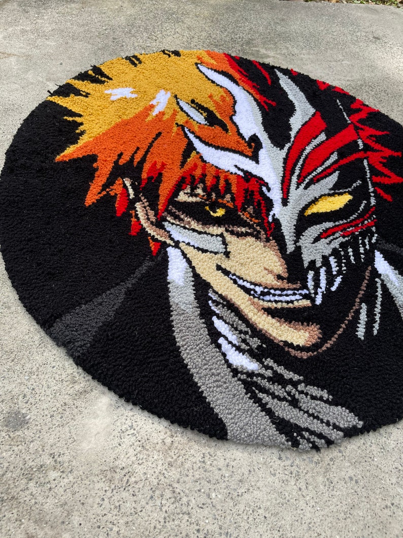 Hand Tufted Anime Rug - Etsy