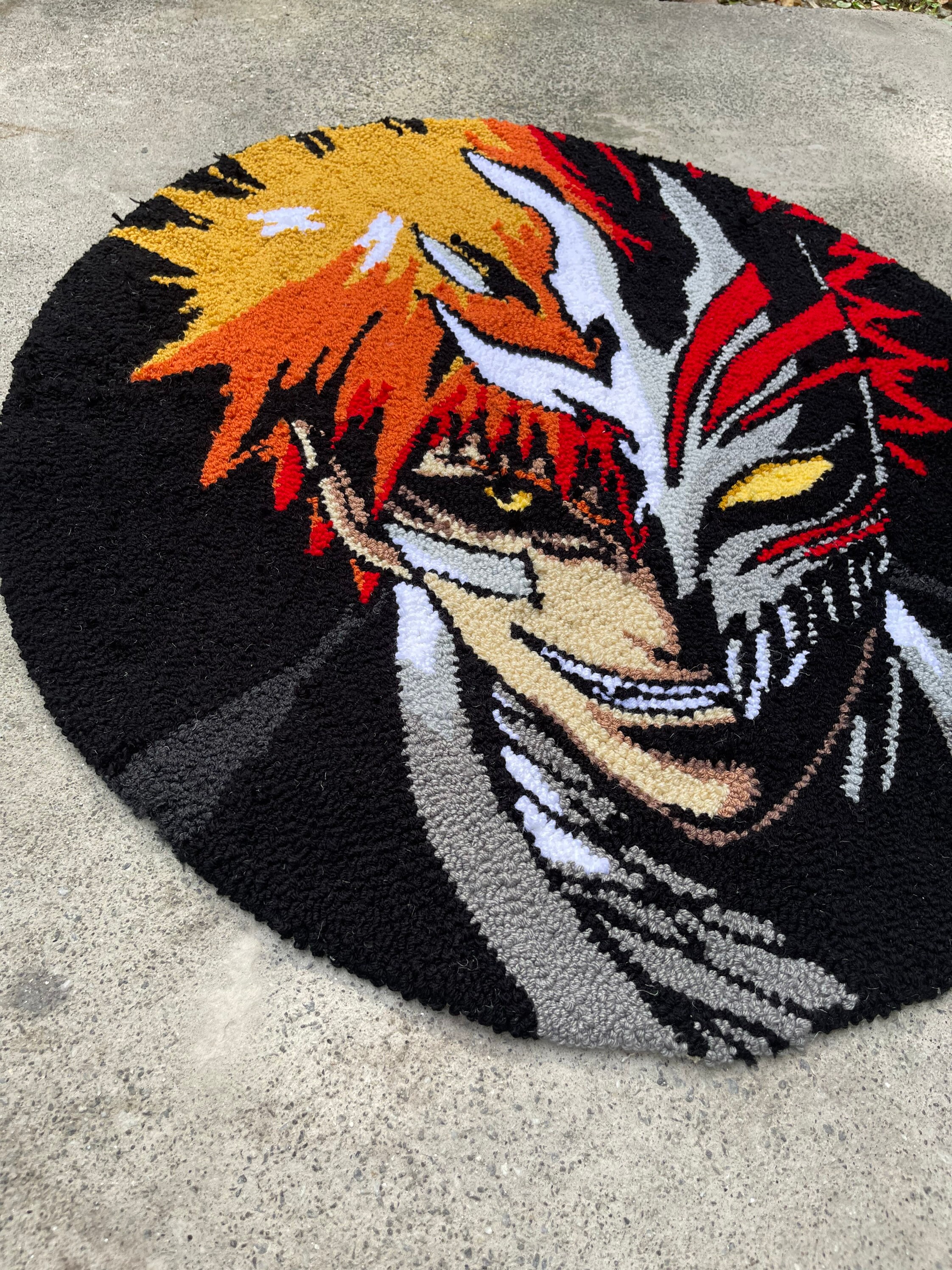Hand Tufted Anime Rug - Etsy