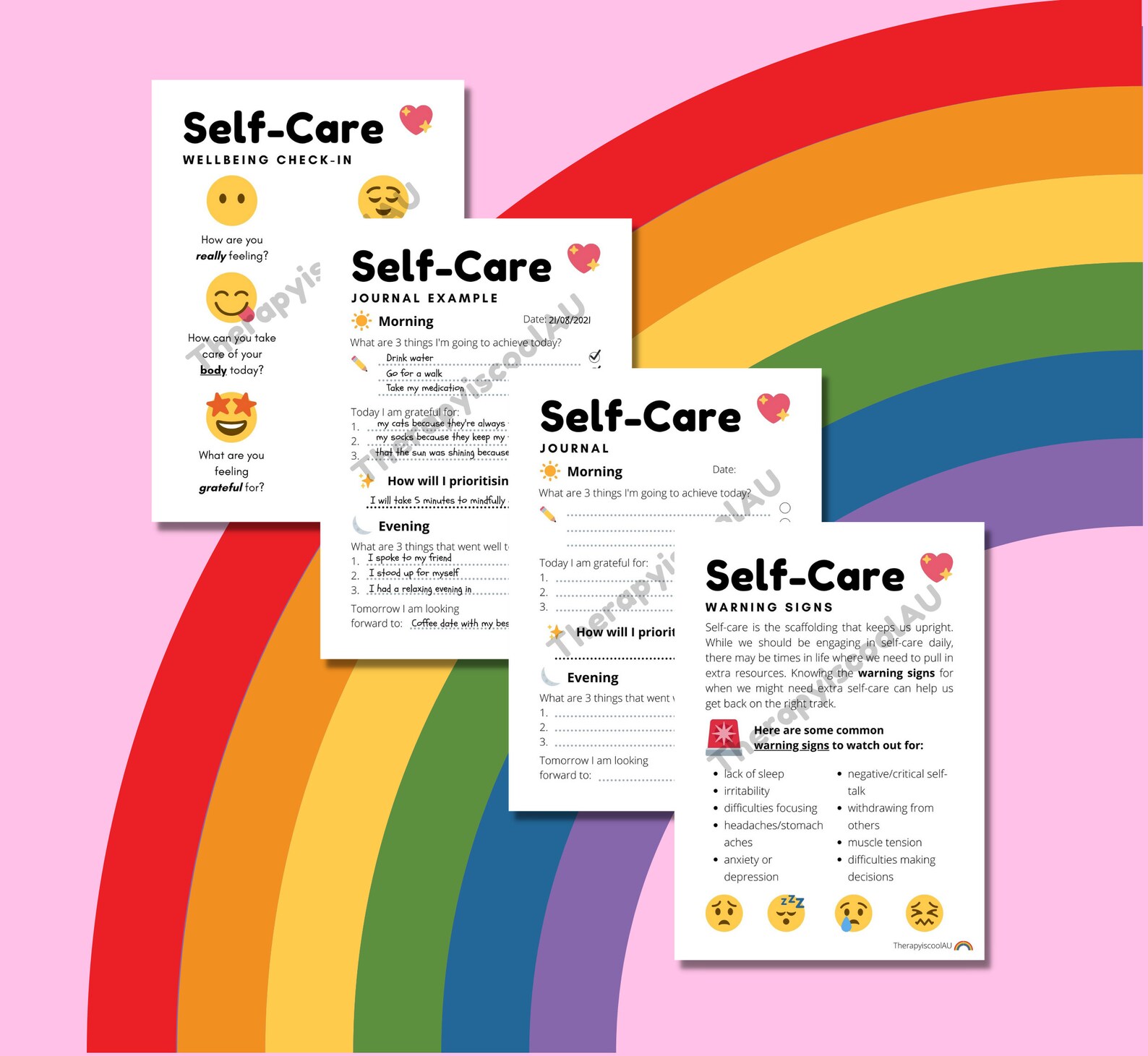 Self-care Essential Toolkit for Positive Mental Health, Psychology ...