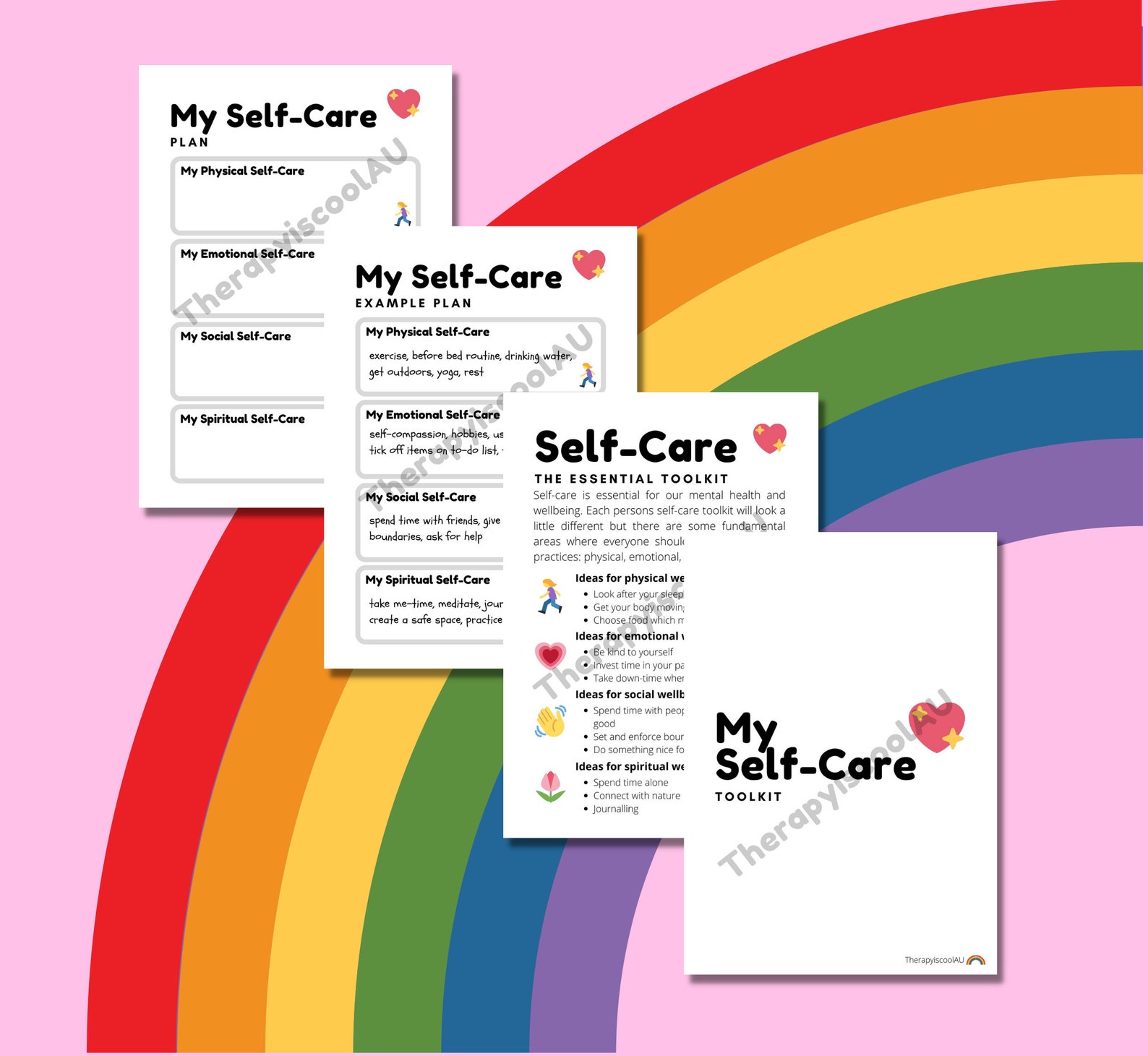 Self-care Essential Toolkit for Positive Mental Health, Psychology ...