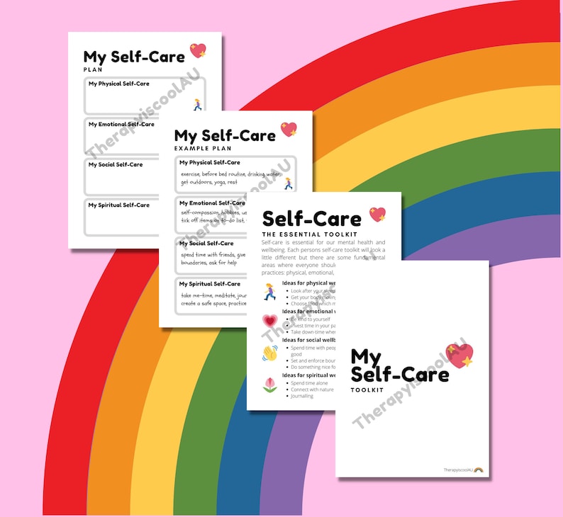 Self-care Essential Toolkit for Positive Mental Health, Psychology ...