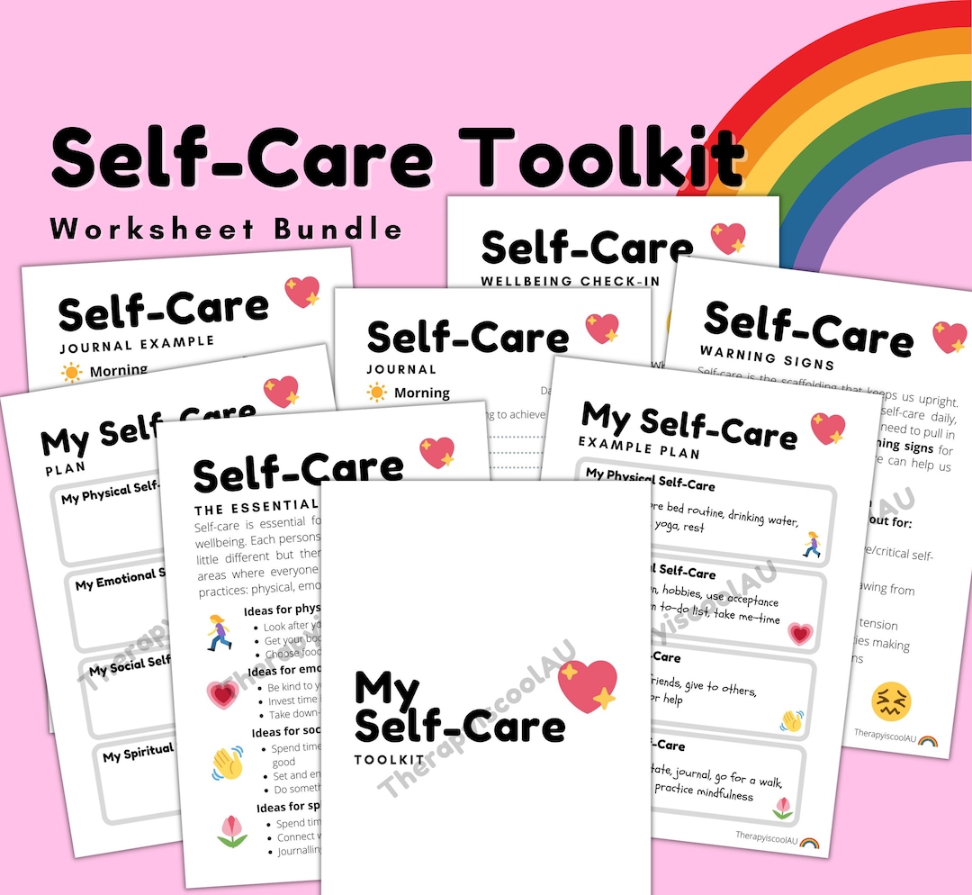 Self-care Essential Toolkit for Positive Mental Health, Psychology ...