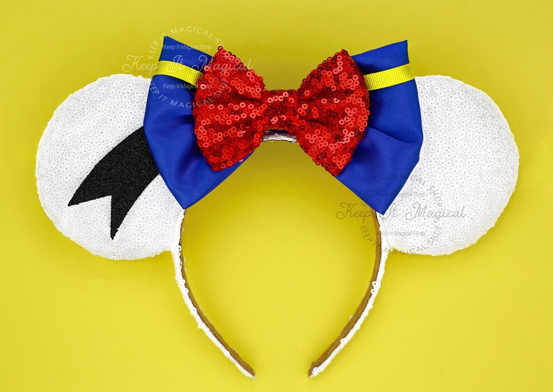 Donald Duck Ears Sailor Donald Duck Minnie Mouse Ears Donald - Etsy