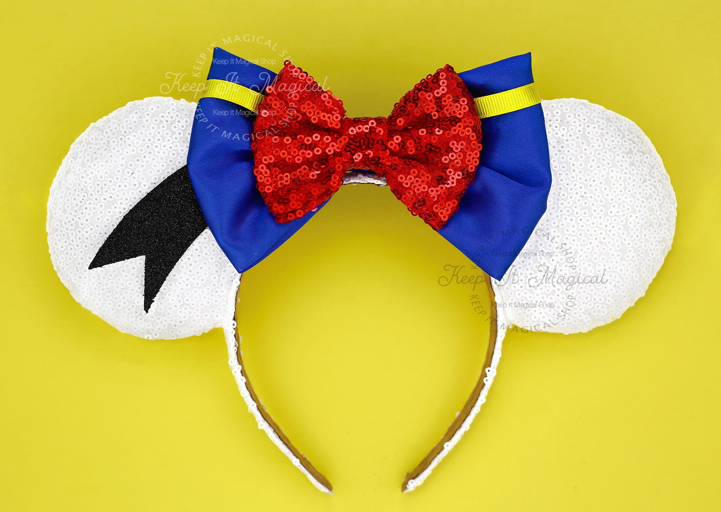 Daisy Duck Ears Daisy Duck Minnie Mouse Ears Daisy Duck Bow - Etsy