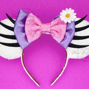 Daisy Duck Ears Daisy Duck Minnie Mouse Ears Daisy Duck Bow Headband ...