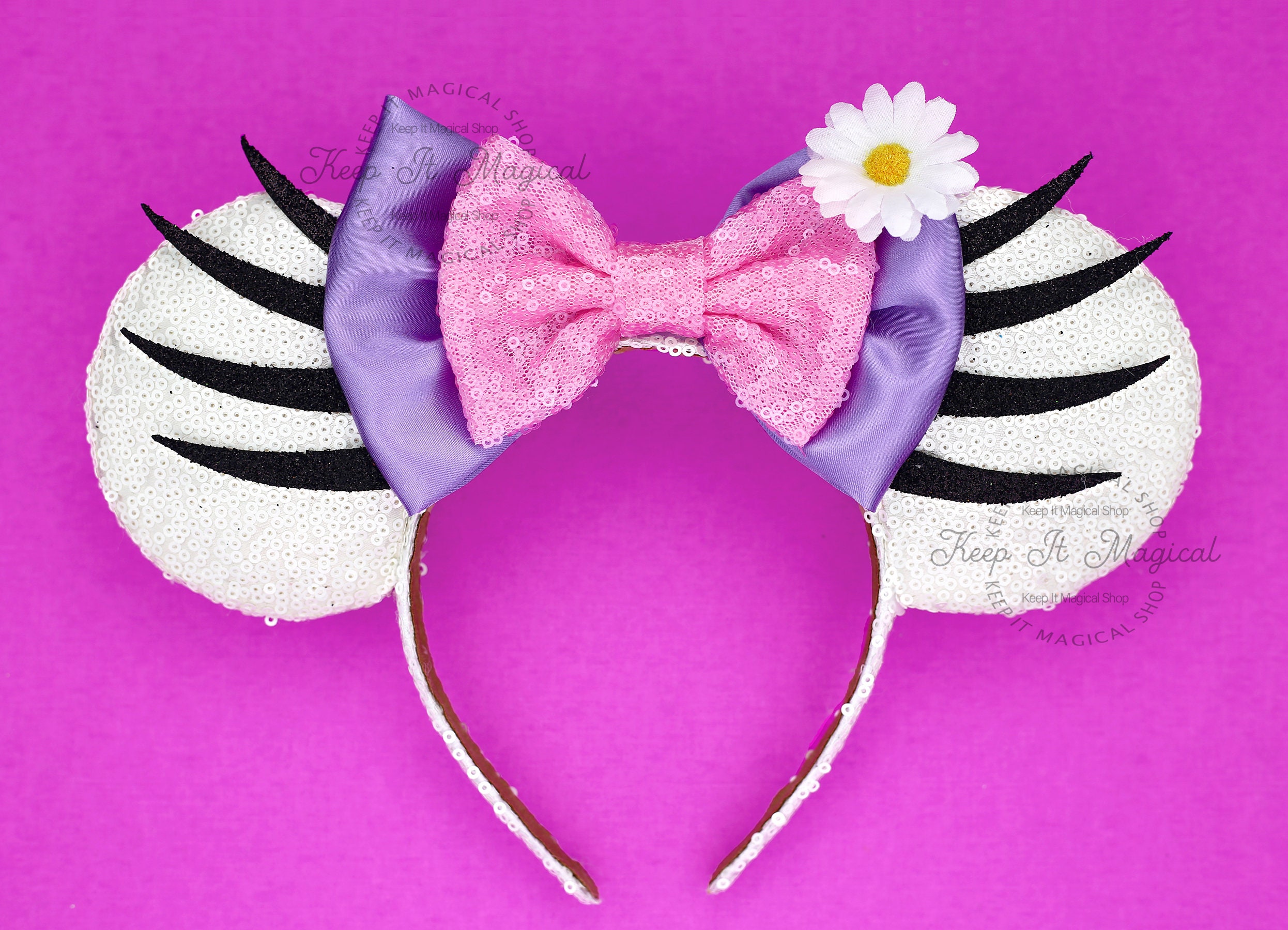 Daisy Duck Ears Daisy Duck Minnie Mouse Ears Daisy Duck Bow - Etsy