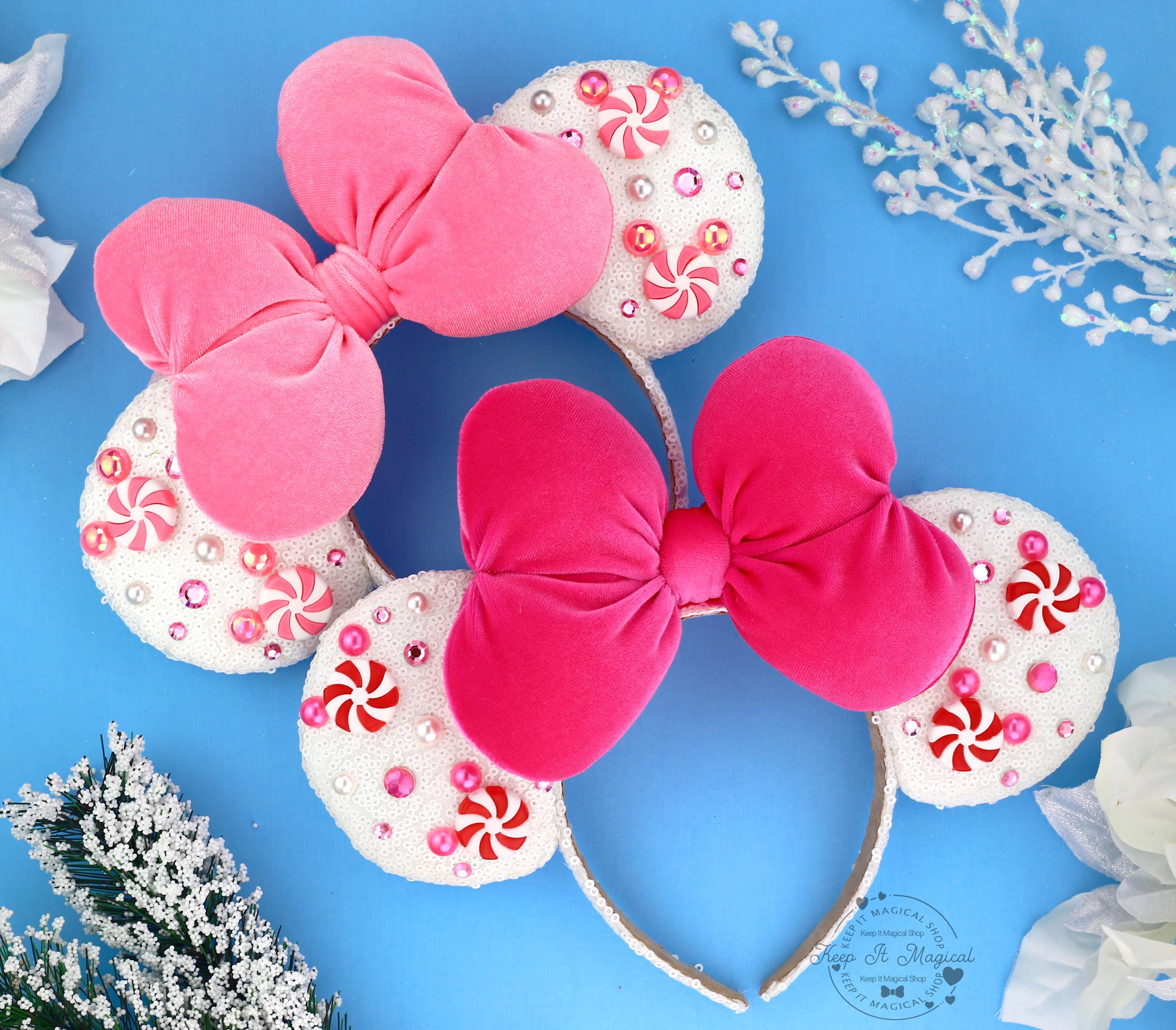 Christmas Mickey Ears Peppermint Mickey Ears Candy Peppermint Ears ...