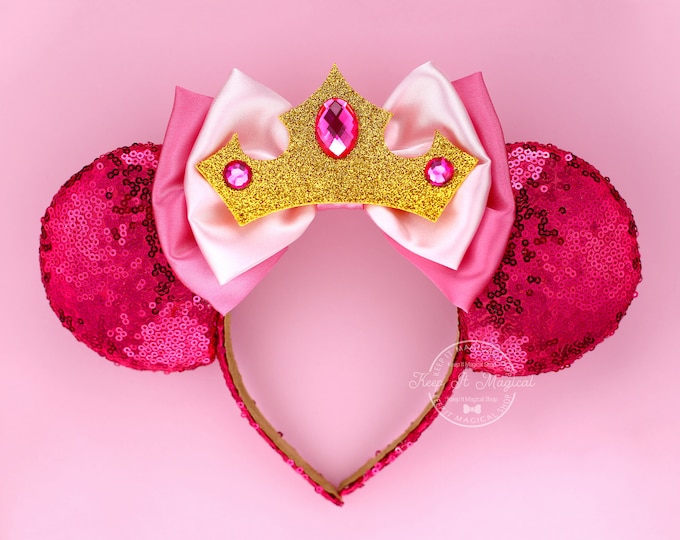 Aurora Ears Princess Aurora Mouse Ears Headband Aurora Minnie Mouse ...