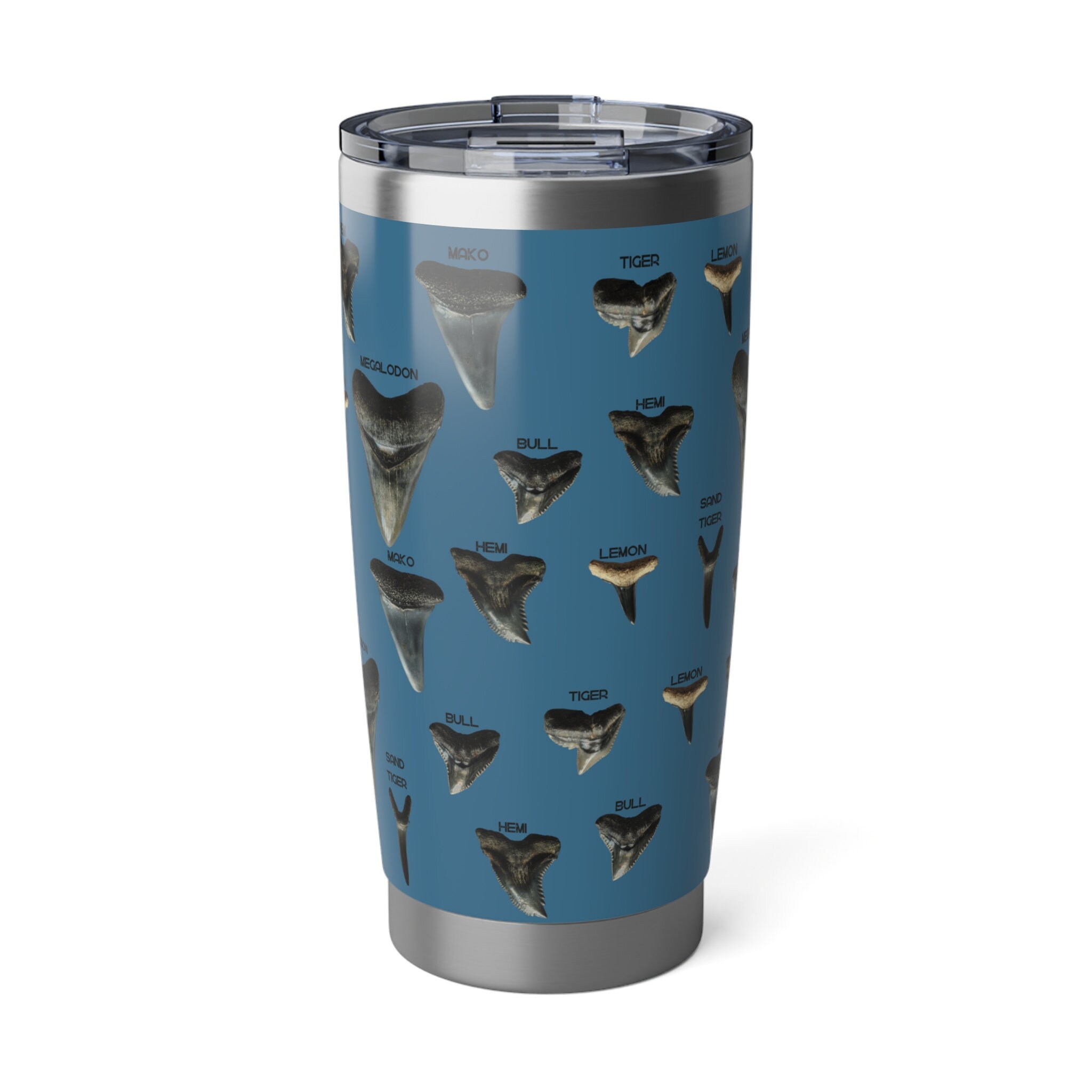 Shark Tooth Identification 20oz Tumbler Shark Teeth - Etsy